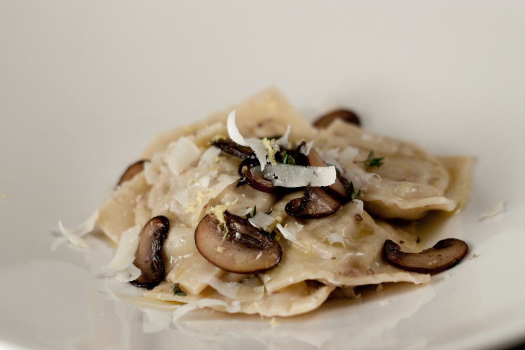 Mushroom & Ricotta Ravioli | Logan's Kitchen